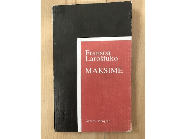 Maksime - Fransoa Larošfuko