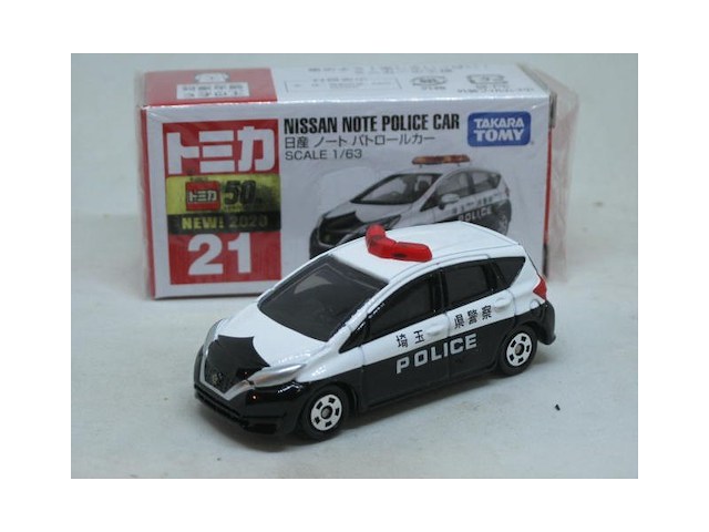 tomica nissan note police car