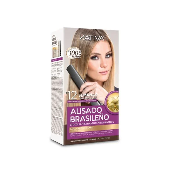 Kativa Alisado Brasileno set za ravnanje kose peglom-za plavu kosu
