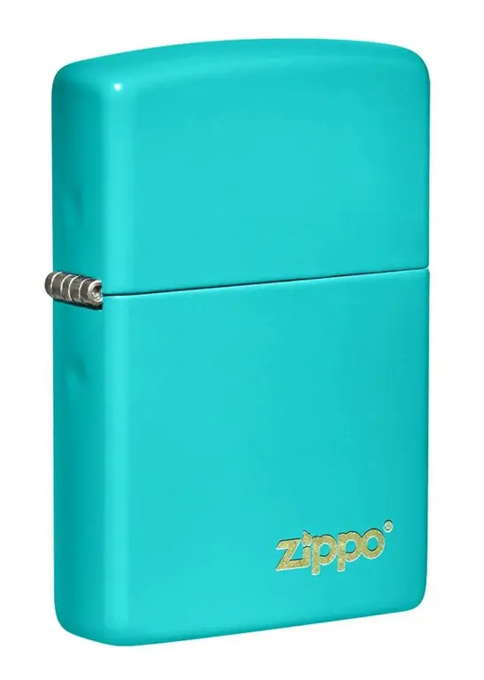 Zippo ZIPPO upaljač- FLAT TURQUOISE LOGO (49454ZL)