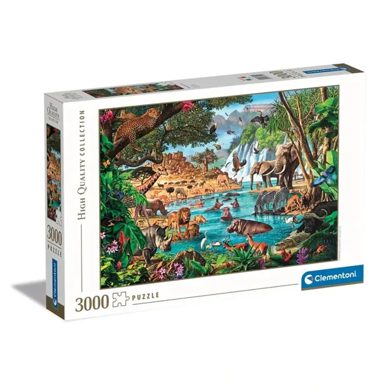 Clementoni Cl 33551 Puzzle 3000 HQC African waterhole