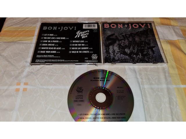 Bon Jovi - Slippery when wet , ORIGINAL