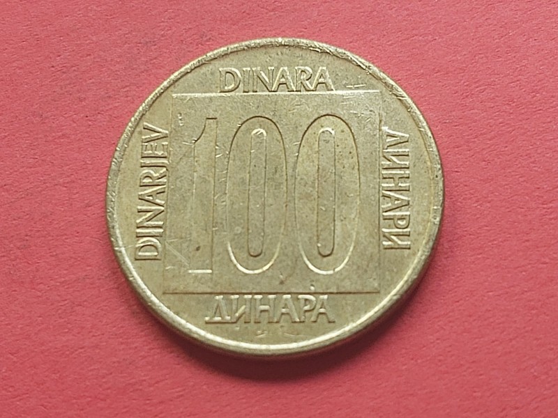 SFRJ - 100 dinara 1989 god