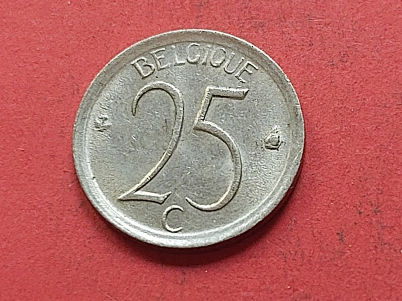 Belgija - 25 centimes 1970 god