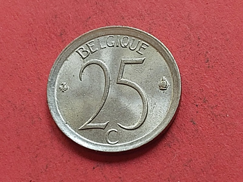 Belgija - 25 centimes 1973 god