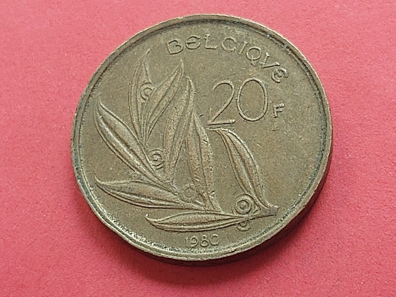 Belgija - 20 francs 1980 god