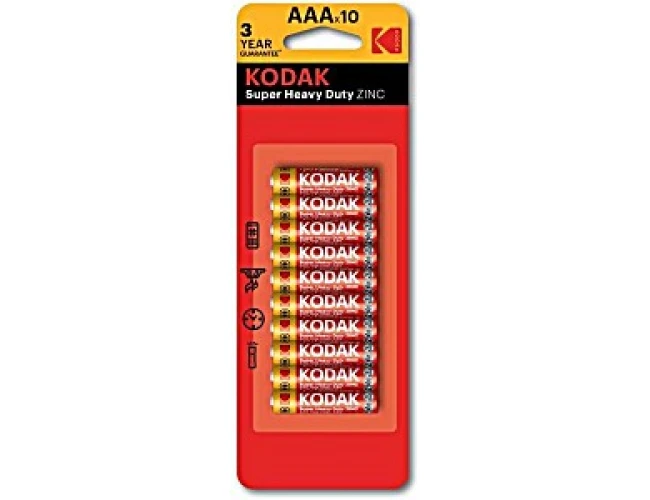 Kodak Super Heavy Duty Zinc 10 baterija AAA
