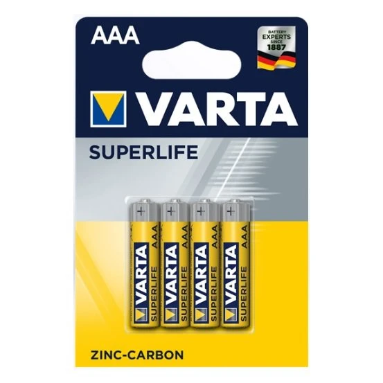 Varta LR3 Superlife 4 baterije AAA