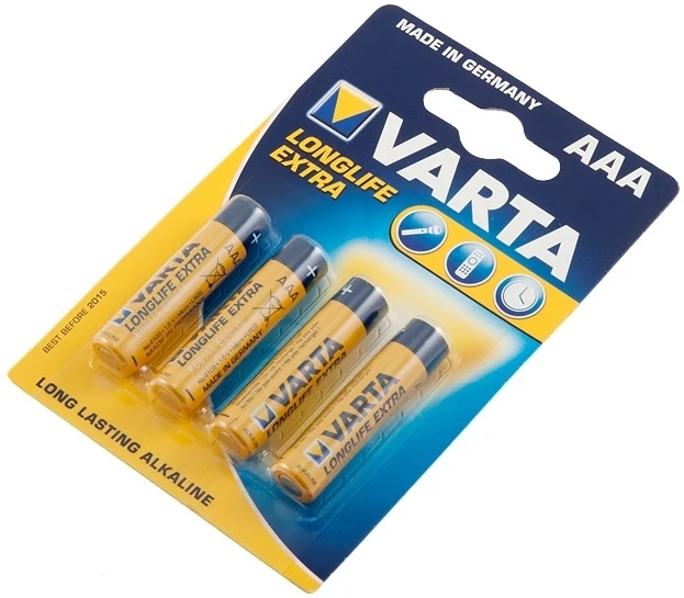 Varta LR3 Longlife 4 baterije AAA