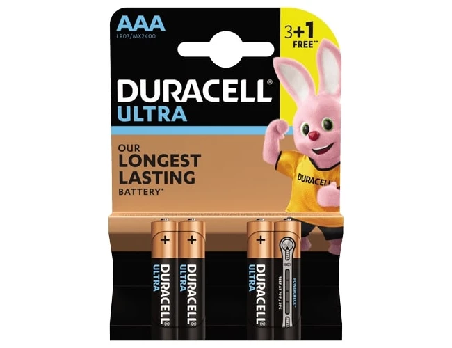 Duracell Ultra 3+1 baterije AAA