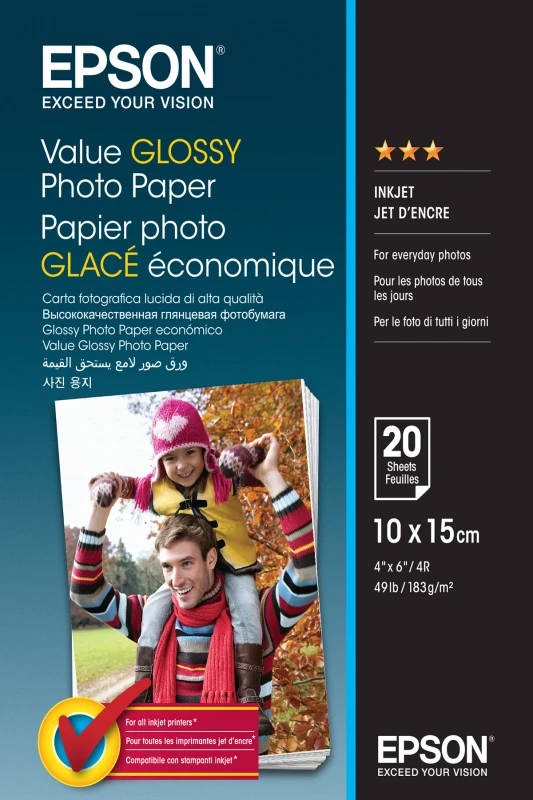 Epson Value Glossy C13S400037 foto-papir