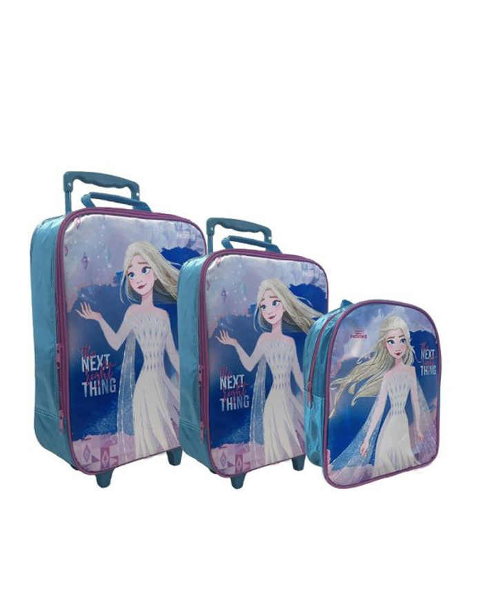 KOFER 2/1 SET FROZEN PLUS GRATIS BACKPACK BLUE TROLLEY Statovac