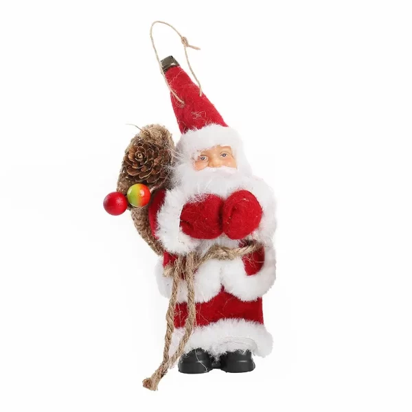 Deco Santa, Deda Mraz, crvena, 13cm