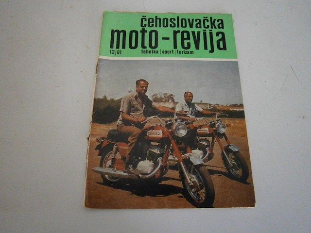 ČEHOSLOVAČKA MOTO REVIJA 1981 godina