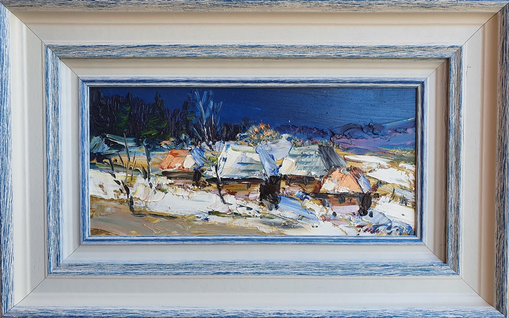 Zlatibor 9, Đorđe Stanić, ulje na lesonitu, sa 27×43 cm, bez 14×30 cm, sertifikat, 120 eura