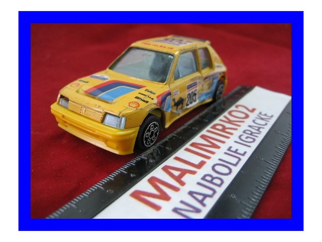 BURAGO PEUGEOT  205 TURBO 1/43 /T36-53*/