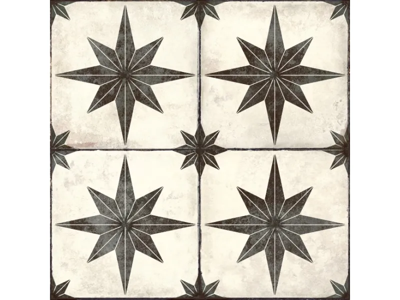 BAL STAR BLACK 45X45, 1.62m2