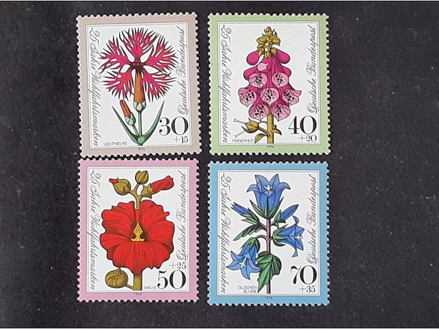 Marke 1924 Nemacka flora cela serija 1974g