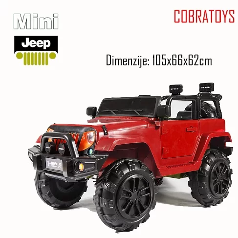 Džip Wrangler mini MB218 crveni
Džip Wrangler mini MB218 crveni