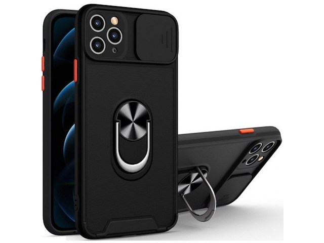 MCTR8-IPHONE 11 Pro *  Futrola Magnetic Defender Silicone Black (239)