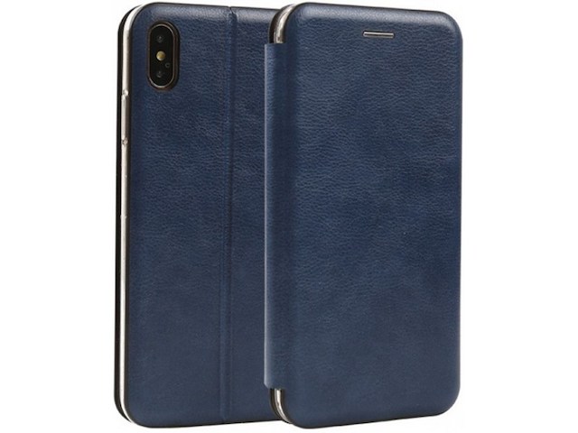 MCLF11-IPHONE 12 * Futrola Leather FLIP Blue (249)