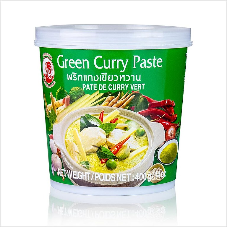 ZELENA KARI PASTA 400G GREEN CURRY PASTE