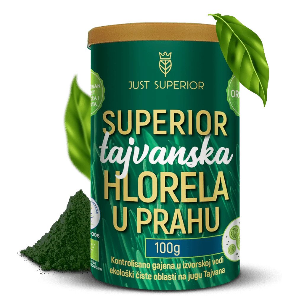 JUST SUPERIOR TAJVANSKA HLORELA U PRAHU 100G