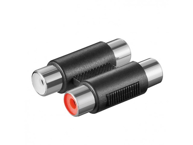 Adapter 2xRCA ženski-2xRCA ženski