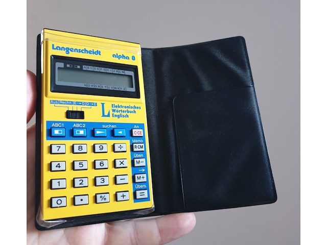 Kalkulator i prevodioc Langenscheidt Alpha 8
