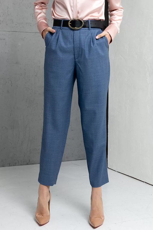 Pants 9 -ženske pantalone 100% vuna plave boje
