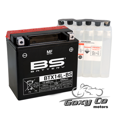 Akumulator BS BTX14-BS Gel