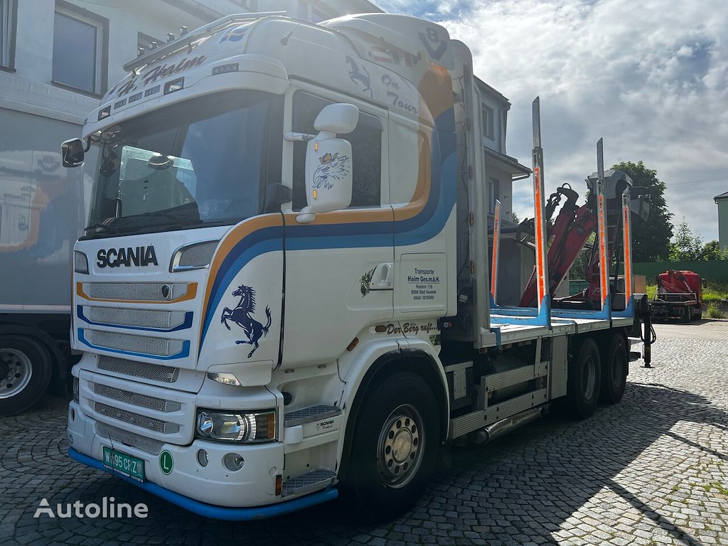 Scania SCANIA R 560 kamion za prevoz drva