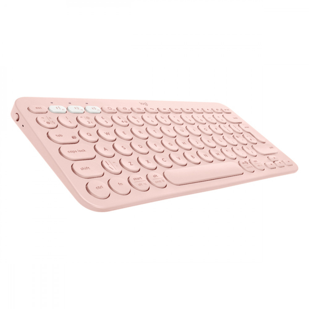 Logitech K380 Multi-Device Bluetooth Keyboard, Rose