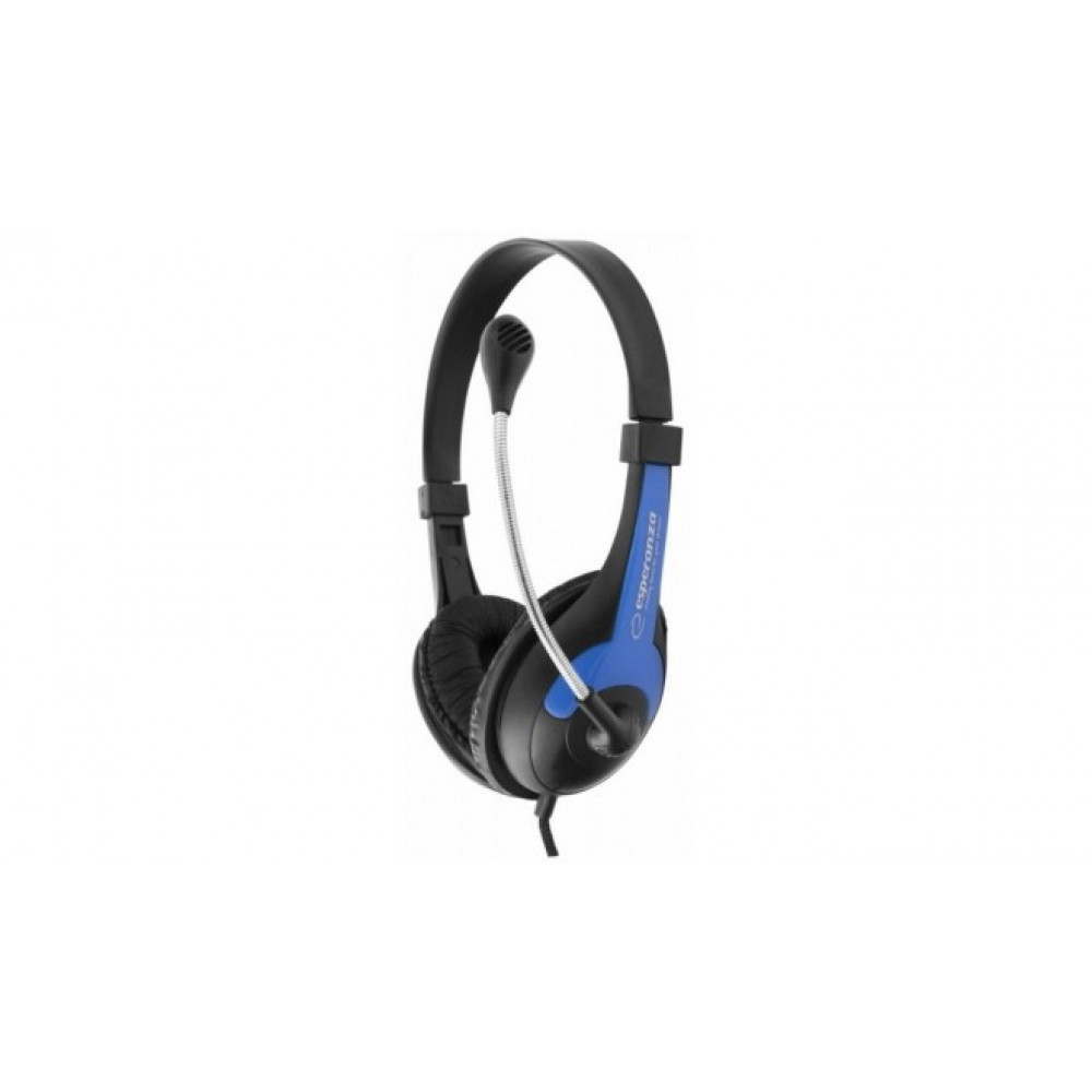 Esperanza EH158B slušalice stereo sa mikrofonom plave