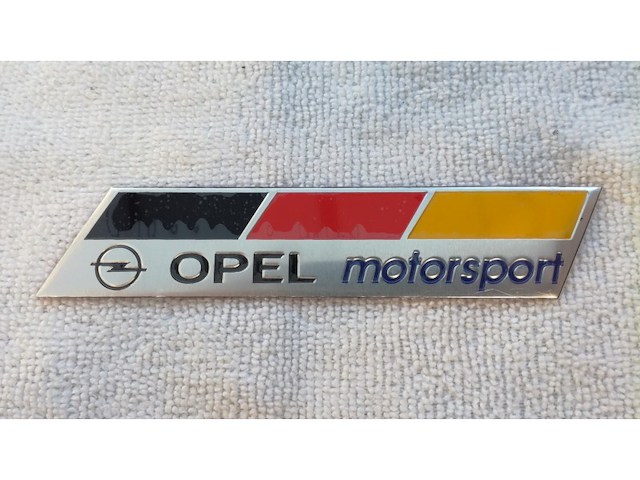 Samolepljiva metalna pločica - OPEL MOTORSPORT