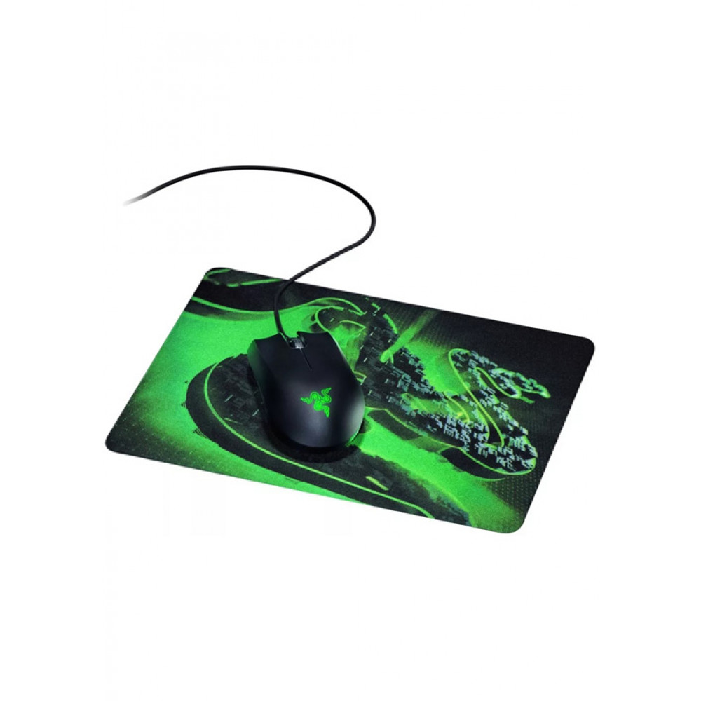 Abyssus Lite & Razer Goliathus Mobile Construct Mouse and Mouse Mat Bundle