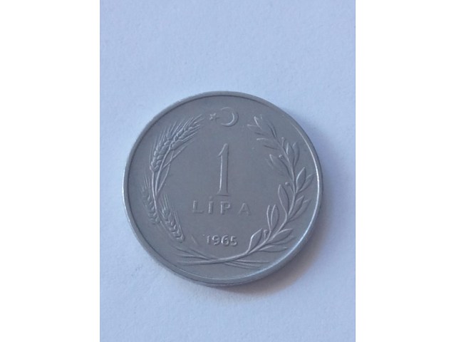 1 Lira 1965.g - Turska -