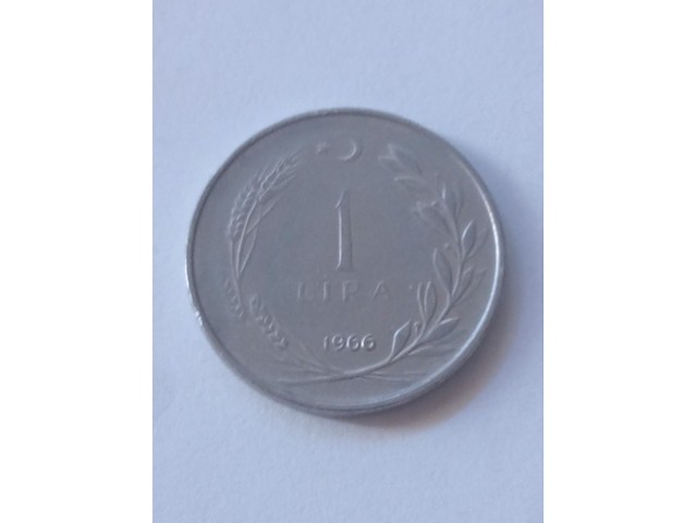 1 Lira 1966.g - Turska -