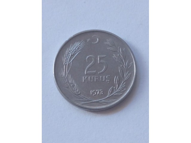 25 Kurus 1973.g - Turska -