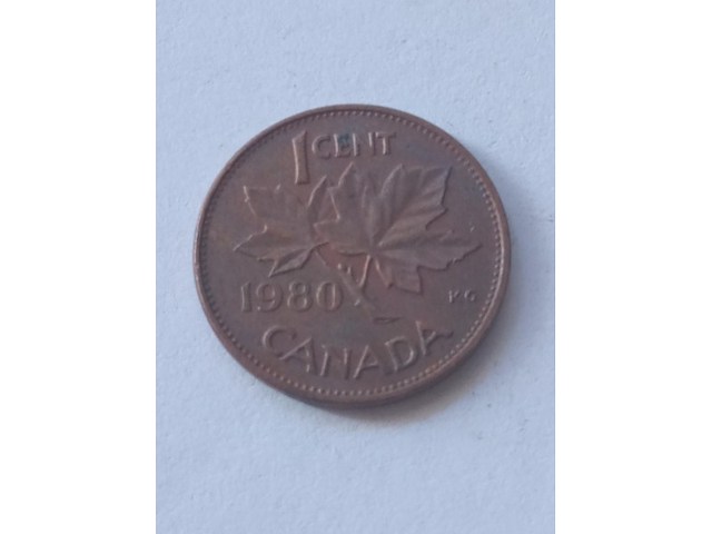 1 Cent 1980.g - Kanada -Kraljica  Elizabeta -