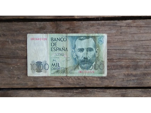 SPANIJA 1000 P 1979