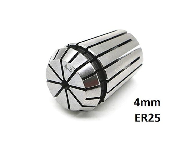 Stezna caura ER25 - 4mm - Elasticna caura