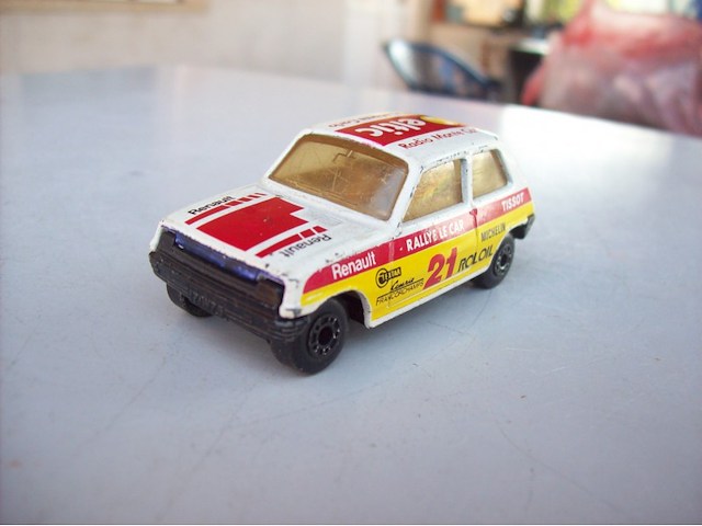 MATCHBOX SUPER Fast RENAULT 5TL No 21  - 1978