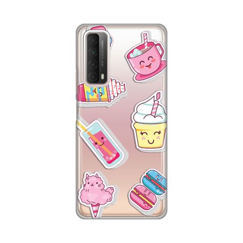 Silikonska futrola - maska print Skin za Huawei P Smart 2021 Ice cream