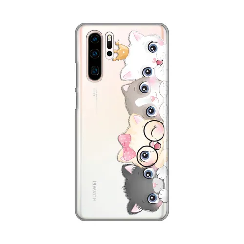 Silikonska futrola - maska print Skin za Huawei P30 Pro Cats