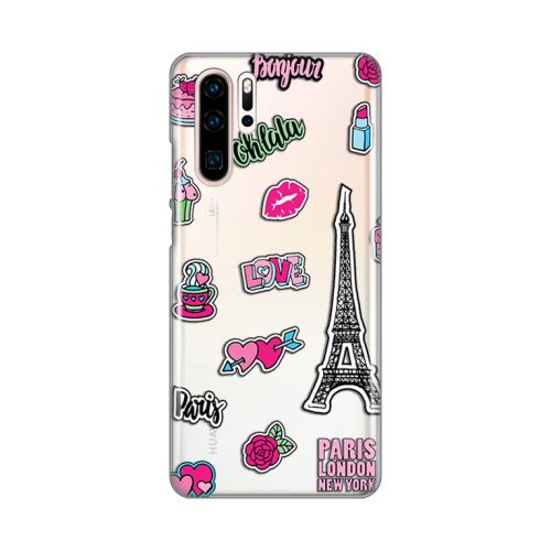 Silikonska futrola - maska print Skin za Huawei P30 Pro Love Paris