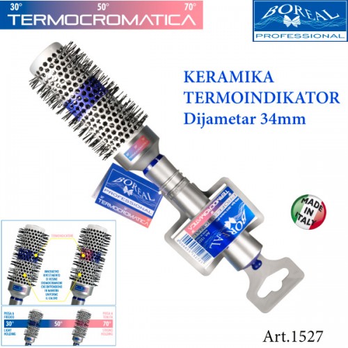 Termohromatic valjak četka za kosu 34mm