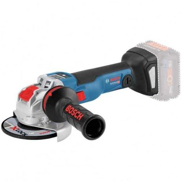 BOSCH Akumulatorska ugaona brusilica GWX 18V-10 SC Solo, 125mm, X-LOCK, L-Boxx