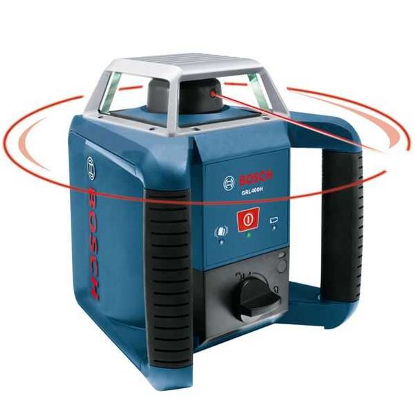 BOSCH Rotacioni laser GRL 400 H + LR 1 prijemnik, u koferu