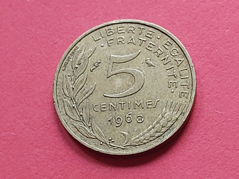 Francuska - 5 centimes 1968 god